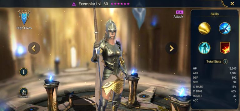 Raid Shadow Legends Exemplar Build – Artifacts & Masteries Guide