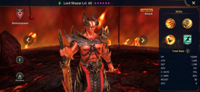 Raid Shadow Legends Lord Shazar Build – Artifacts & Masteries Guide