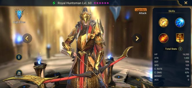 Raid Shadow Legends Royal Huntsman Build – Artifacts & Masteries Guide