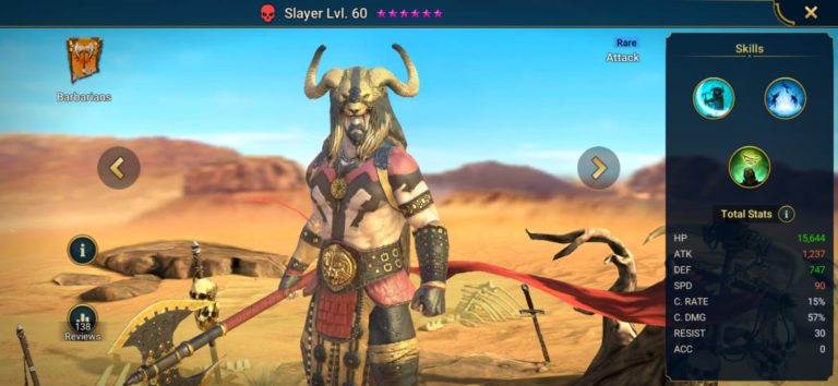 Raid Shadow Legends Slayer Build – Artifacts & Masteries Guide